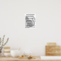 Cat 10 Commandment print | Zazzle