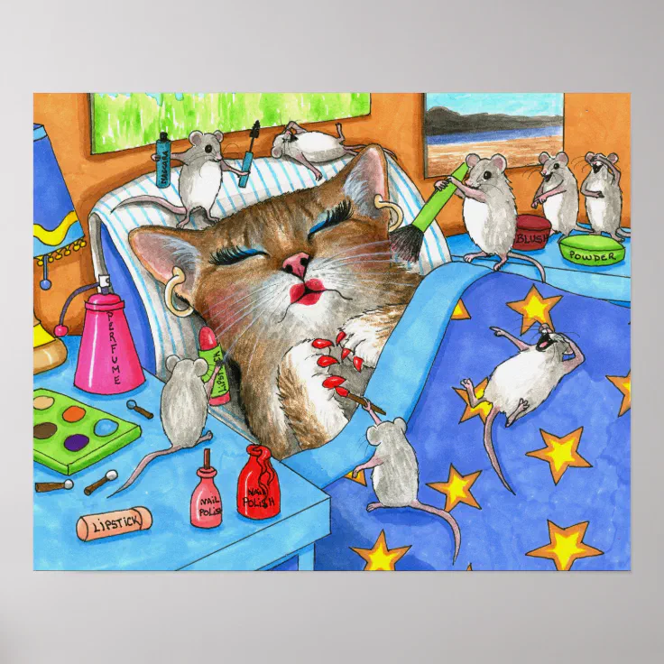 Cat 508 poster | Zazzle