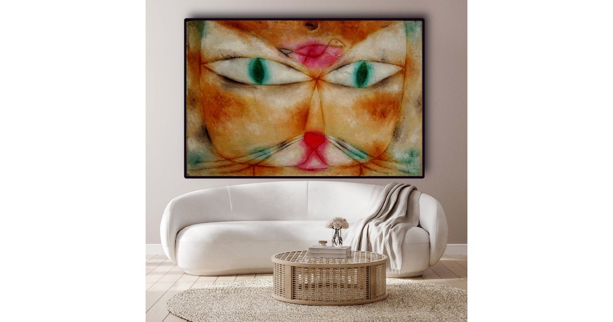 Cat and Bird, Paul Klee, Poster | Zazzle