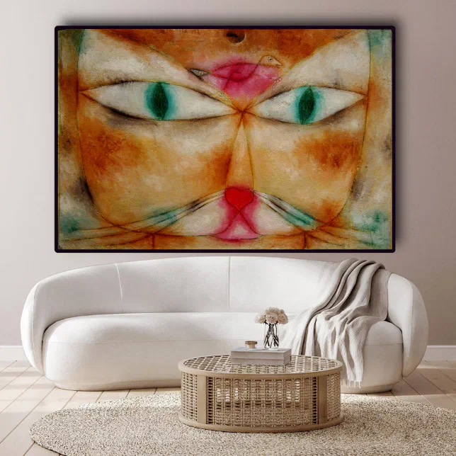 Cat and Bird, Paul Klee, Poster | Zazzle