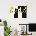 Cat and Mice Retro Vintage Poster | Zazzle