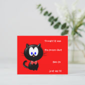 Cat and salutation postcard | Zazzle