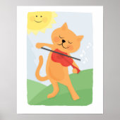 Cat and The Fiddle Poster | Zazzle