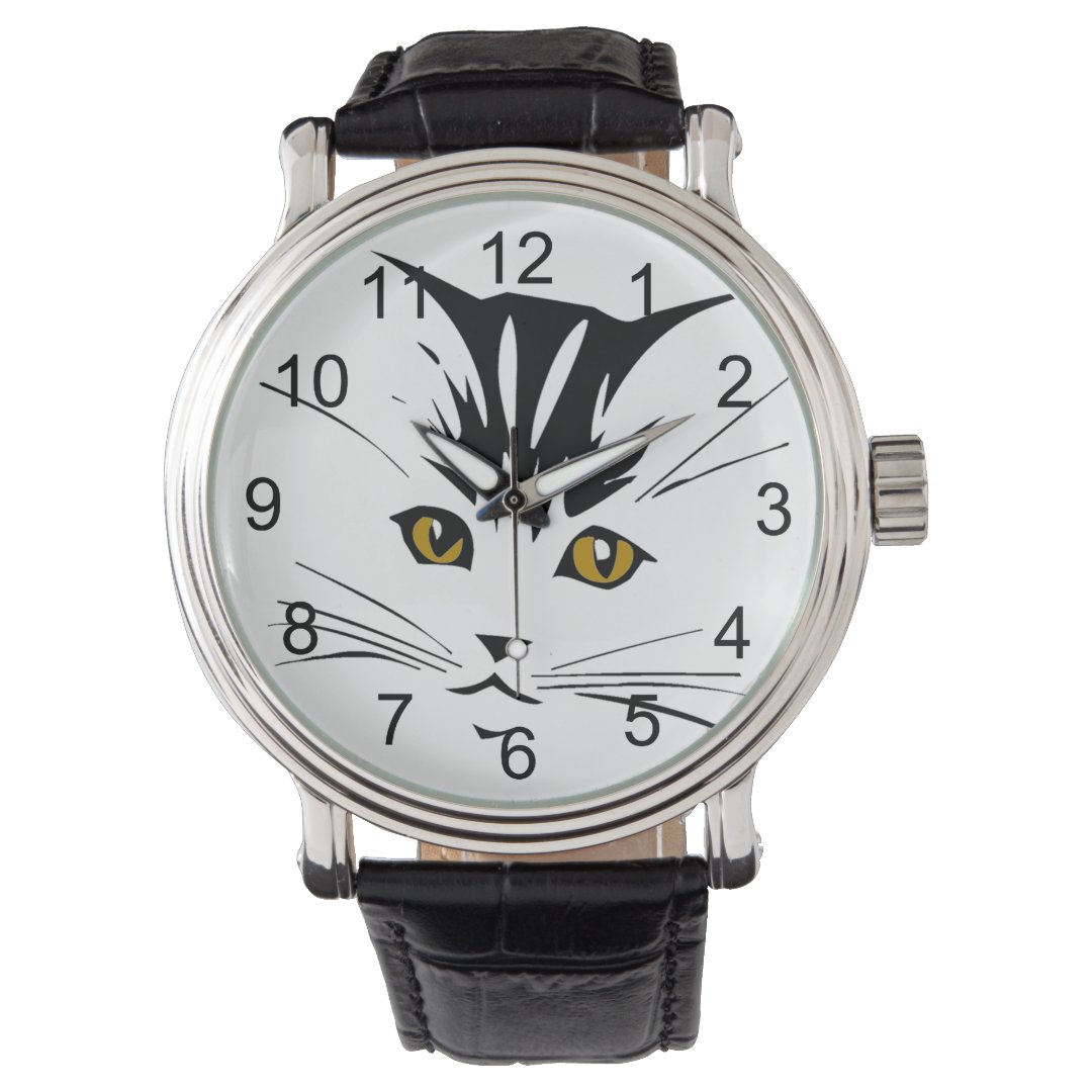 Cat Art Design Watch | Zazzle