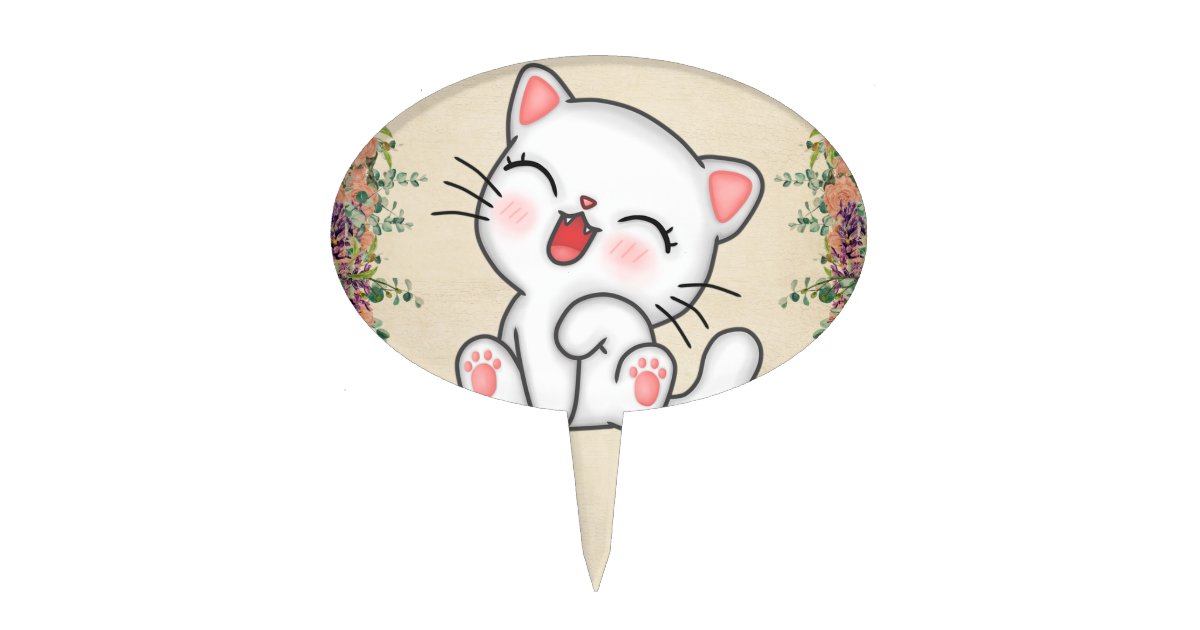 Cat Cake Topper | Zazzle