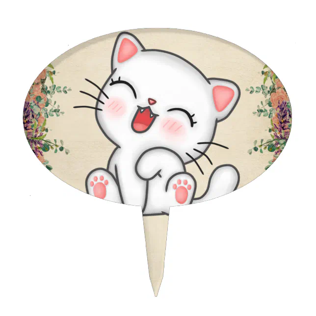 Cat Cake Topper | Zazzle