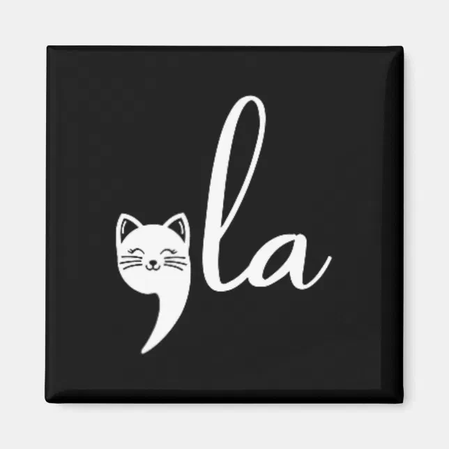 Cat Comma La Kamala Harris For President 2024 Elec Magnet | Zazzle