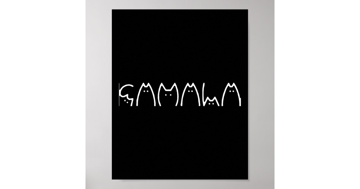 Cat Comma La Kamala Harris For President 2024 Elec Poster | Zazzle