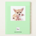 Cat custom photo mint green planner | Zazzle