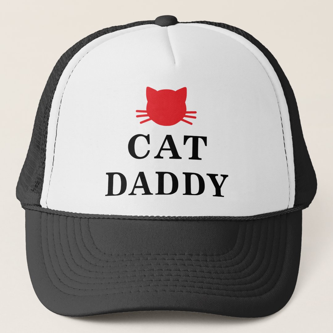 Cat Daddy cap Trucker Hat | Zazzle