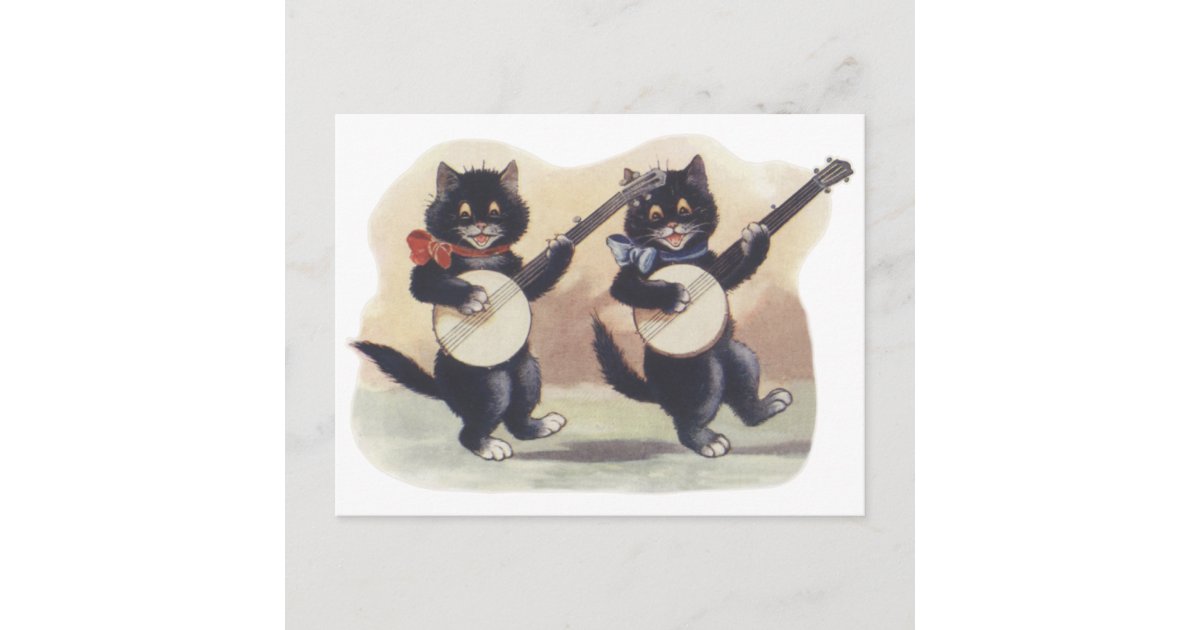 Cat Duo Postcard | Zazzle