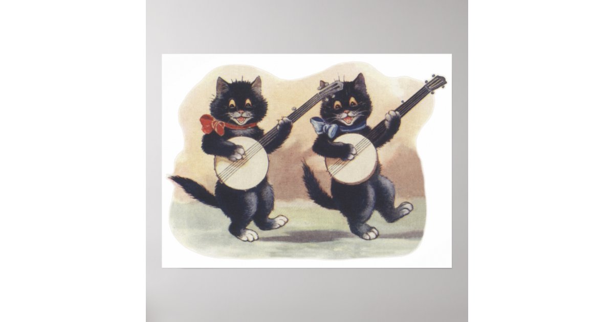 Cat Duo Poster | Zazzle