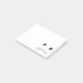 Cat face line drawing post-it notes | Zazzle