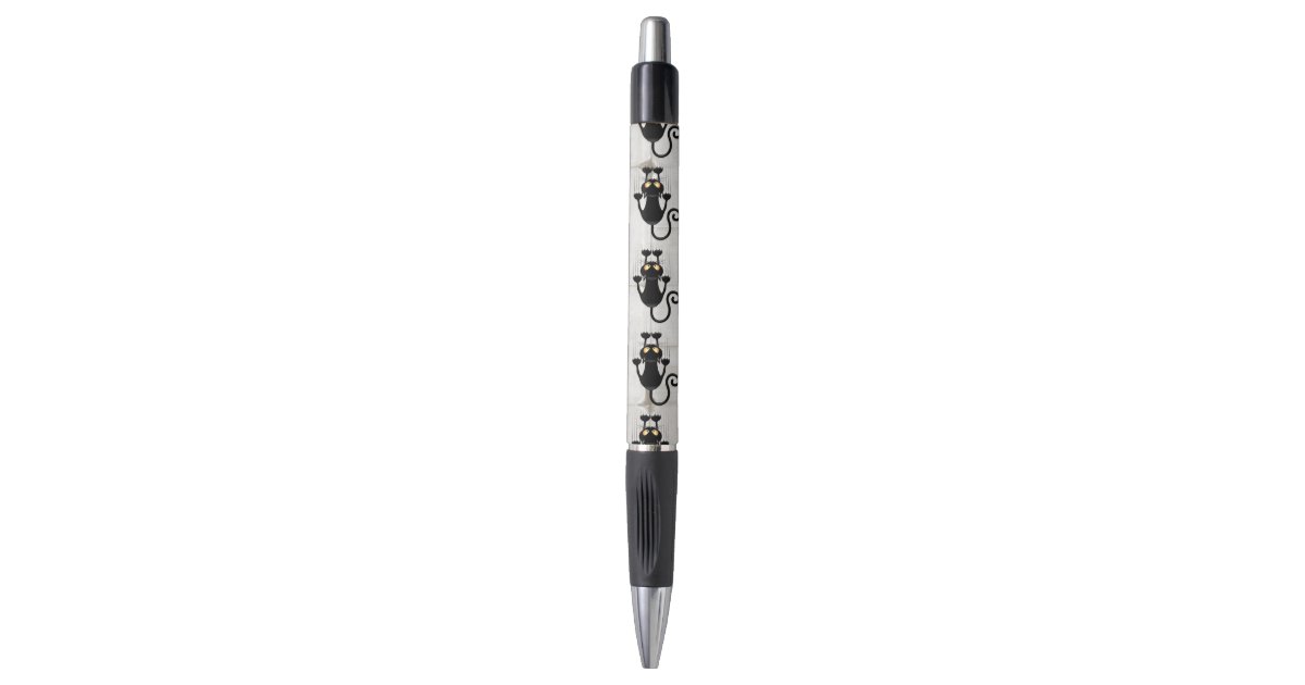 Cat Falling down fun cartoon character Pen | Zazzle