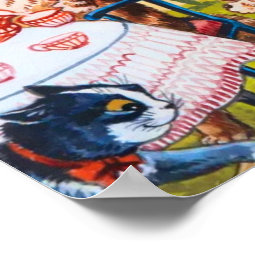 Cat Garden Party Poster | Zazzle