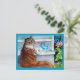 Cat hobo sign, kind lady lives here postcard | Zazzle