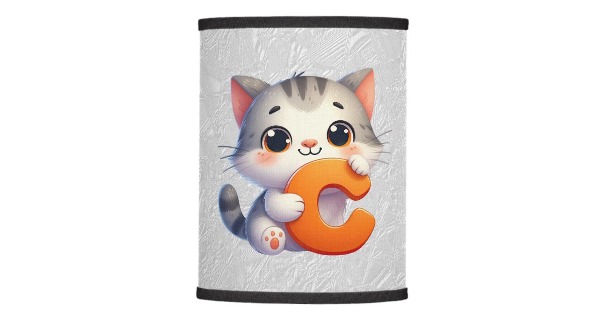 Cat Letter C Lamp Shade | Zazzle