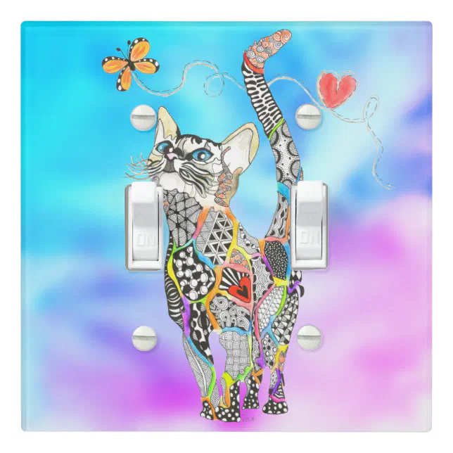 Cat Light Switch Cover | Zazzle