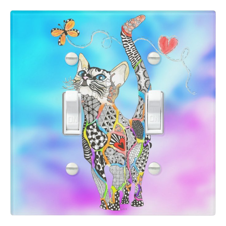 Cat Light Switch Cover | Zazzle