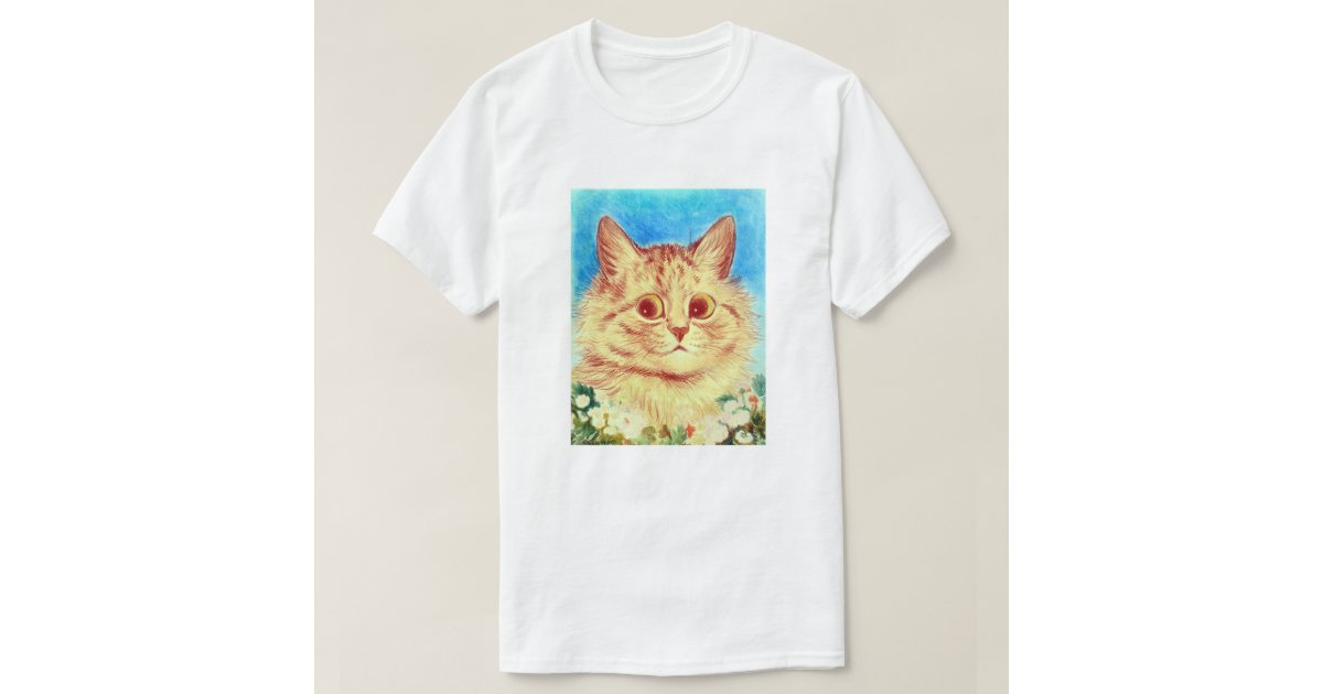 Cat, Louis Wain T-Shirt | Zazzle