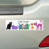 Cat Lover bumper stickers | Zazzle