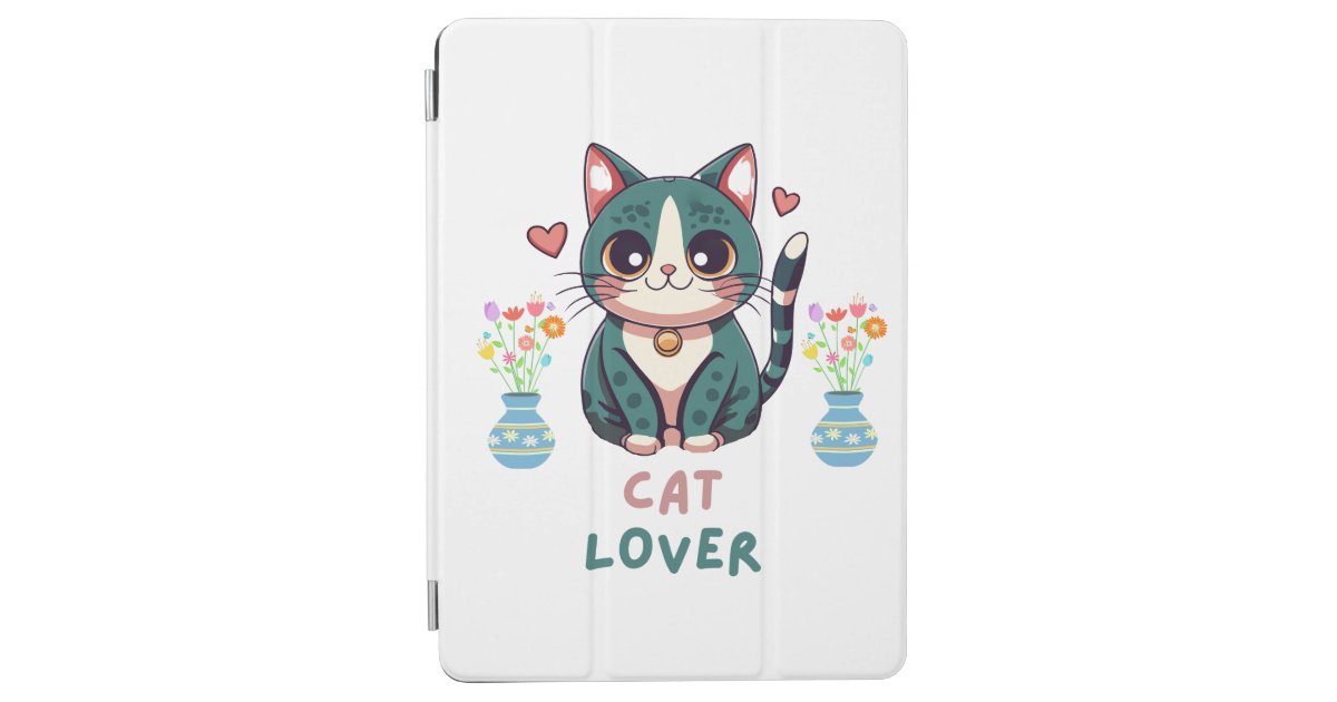 Cat Lover iPad Air Cover | Zazzle