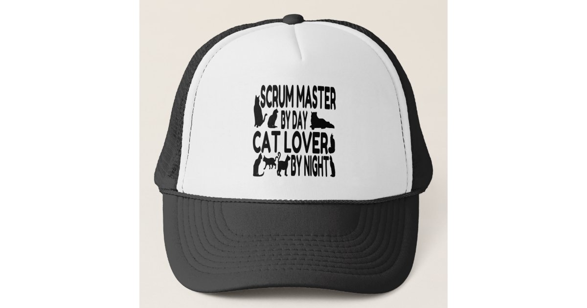 Cat Lover Scrum Master Trucker Hat | Zazzle