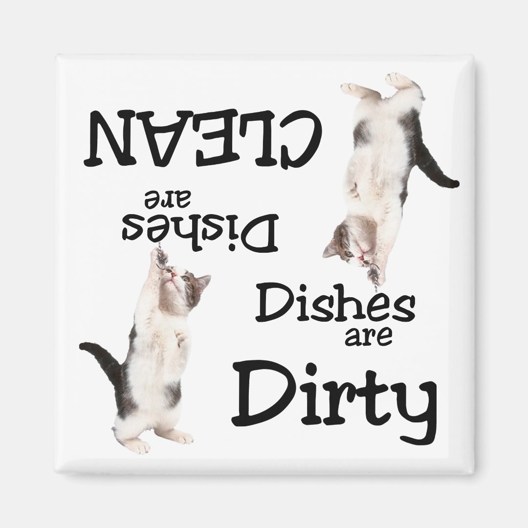 Cat Lovers Dishwasher Magnet | Zazzle