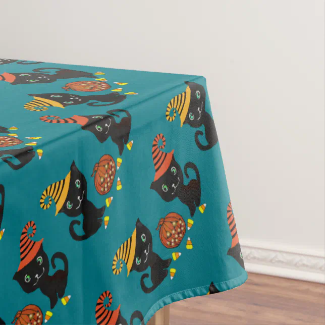Cat Magic Tablecloth | Zazzle