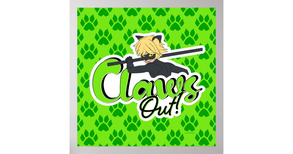 Cat Noir | Claws Out! Poster | Zazzle