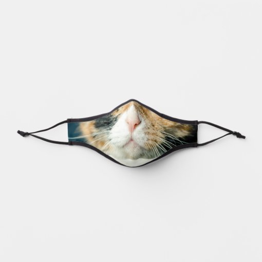 Cat Nose Calico Adult Premium Face Mask | Zazzle