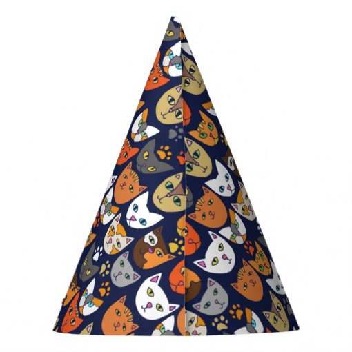 Cat Party Party Hat | Zazzle