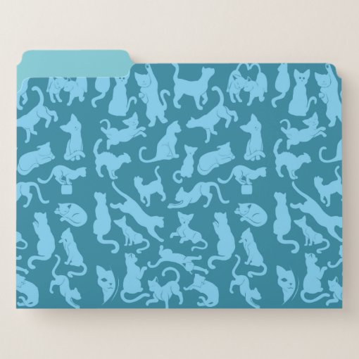 Cat Pattern File Folder | Zazzle