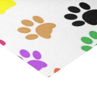 cat paws tissue paper | Zazzle