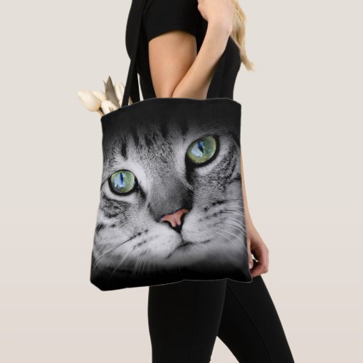 Cat Photo Personalized Tote Bag | Zazzle