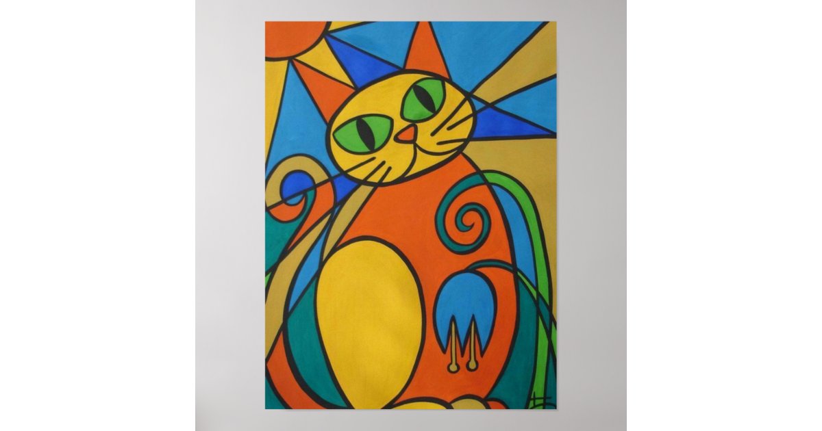cat poster | Zazzle