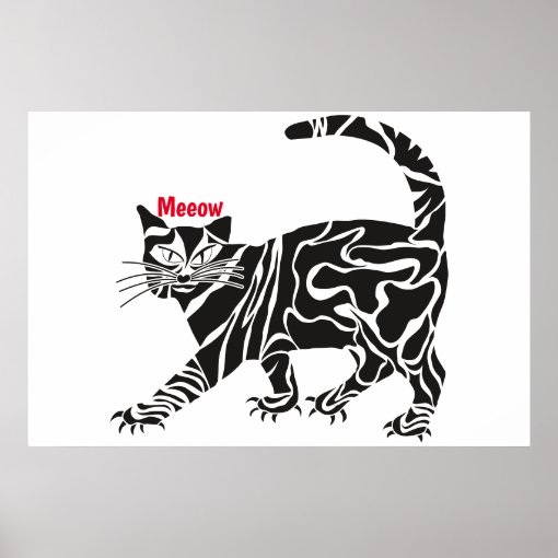 Cat Poster | Zazzle