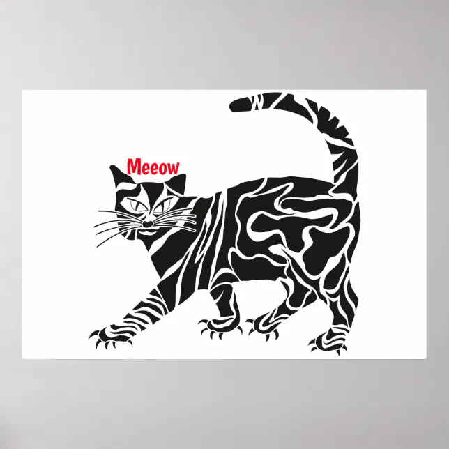 Cat Poster | Zazzle