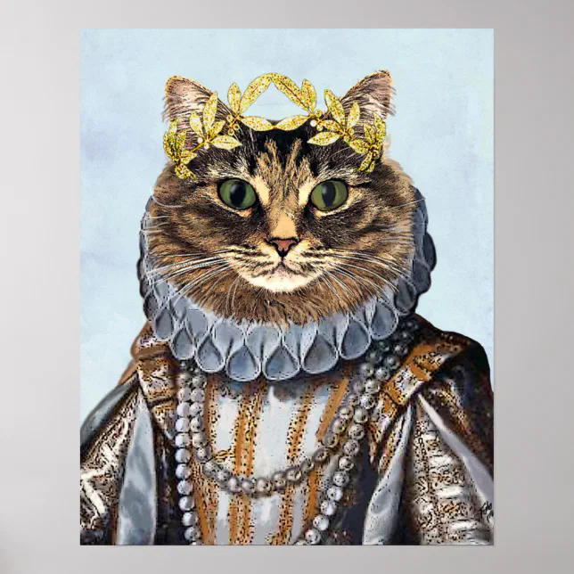 Cat Queen Poster | Zazzle