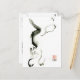 Cat Skedaddle, Sumi-e cat Postcard | Zazzle