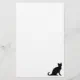 Cat stationery | writing paper with black kitten | Zazzle