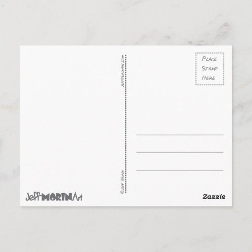 Cat Stuck In Tree Cartoon Postcard | Zazzle