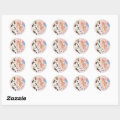 Cat-tastic Purrfect Birthday Party Custom Classic Round Sticker | Zazzle