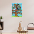 Cat Tree of Life 2 Poster | Zazzle