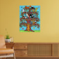 Cat Tree of Life 2 Poster | Zazzle
