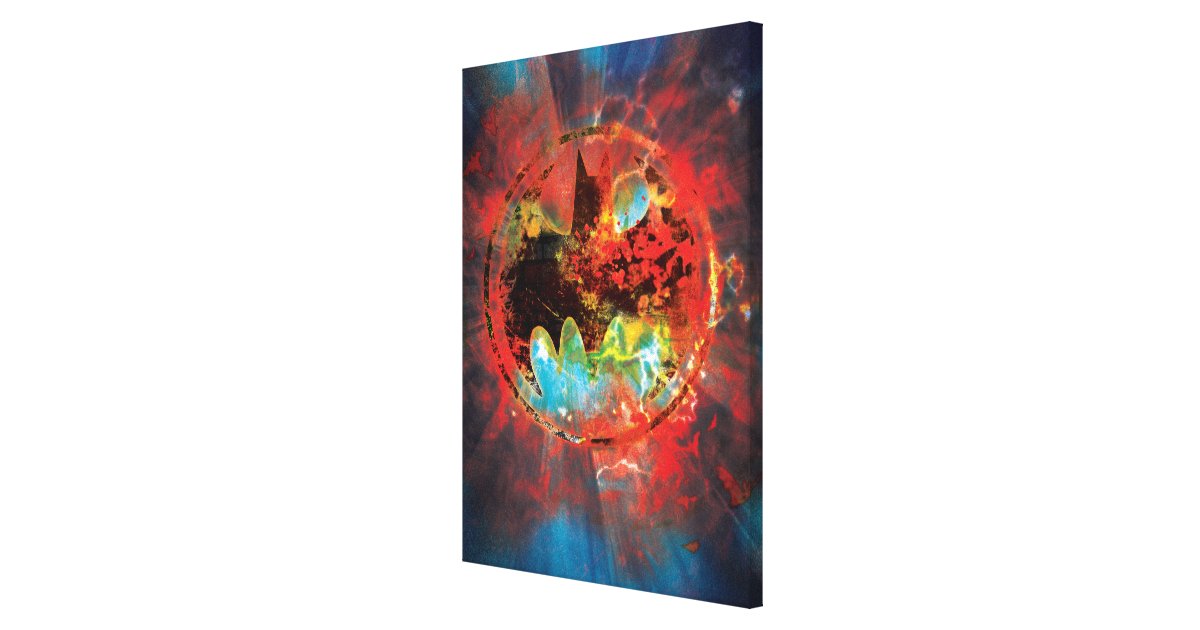 Cataclysmic Bat Logo Canvas Print | Zazzle