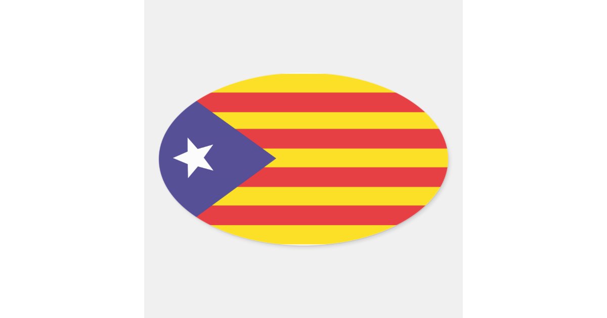 Catalan flag sticker "Serenya" | Zazzle