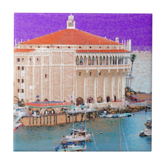 Catalina Island Ceramic Tile | Zazzle.com