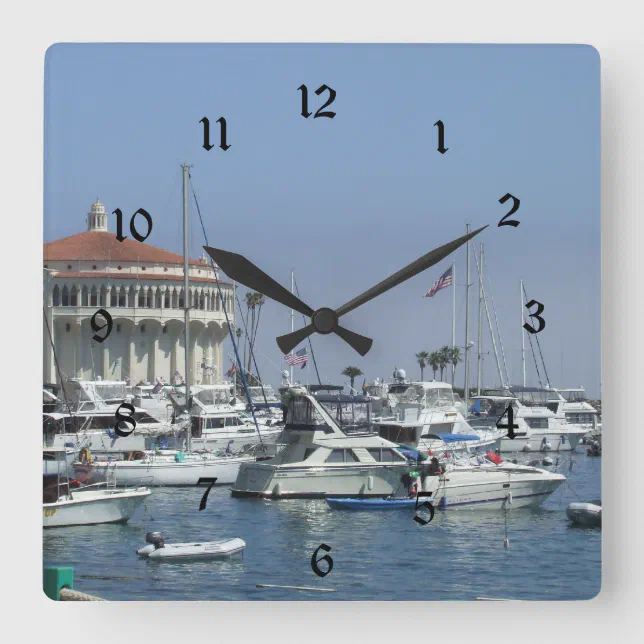 Catalina Island Wall Clock | Zazzle