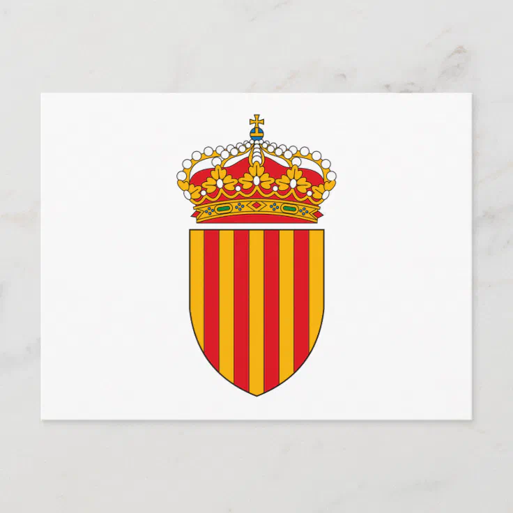 Catalonia Coat of Arms Postcard | Zazzle